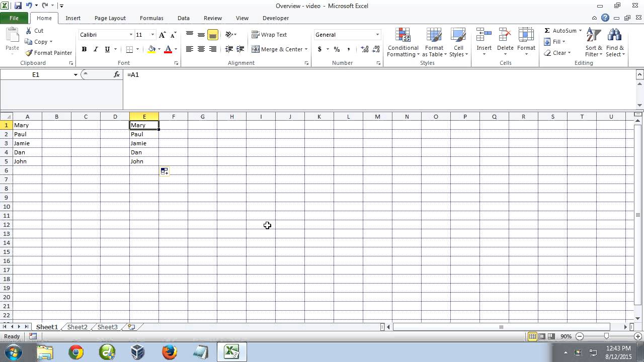 introduction to "excel formulas", formulas excel - YouTube