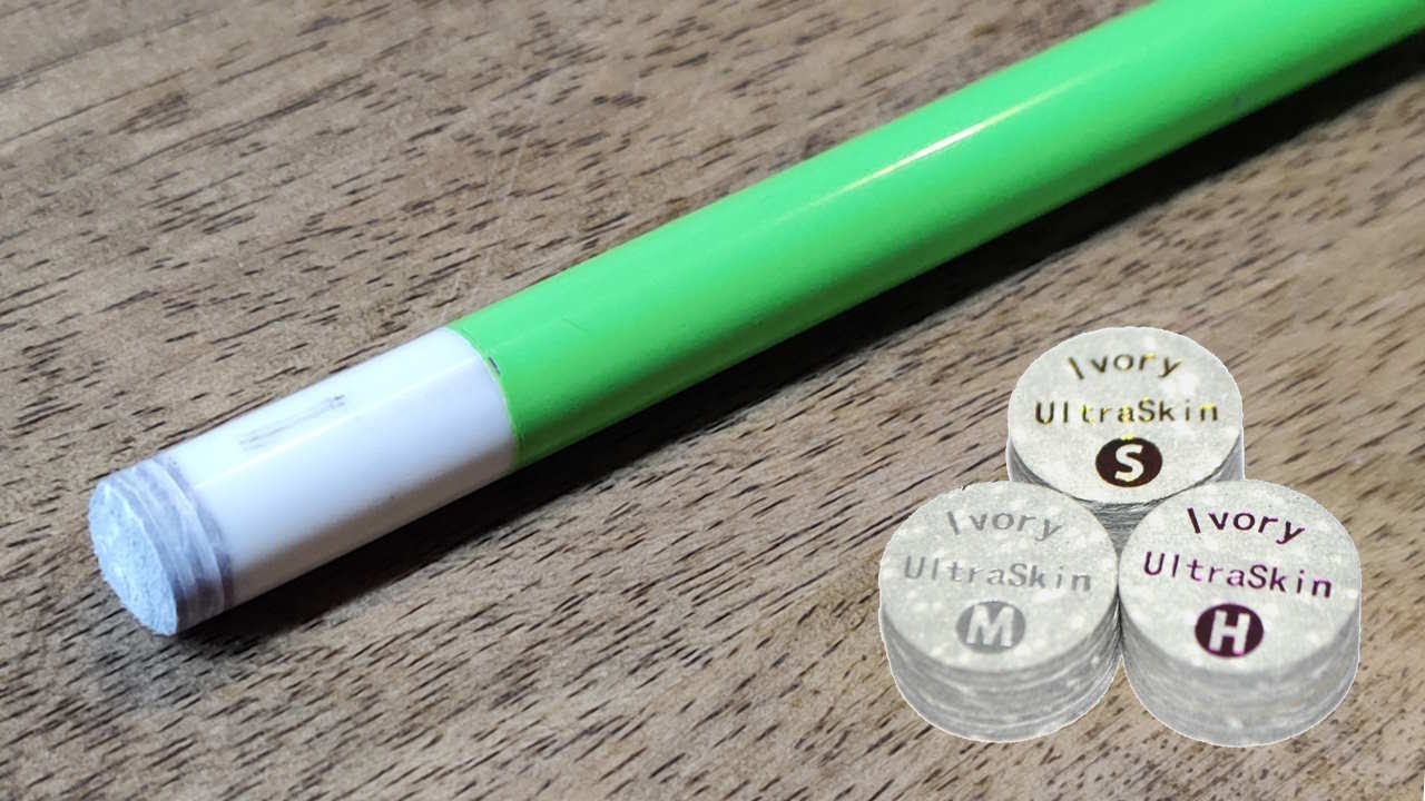 Installing a Ultra Skin Ivory on a Mizerak Pool Cue - YouTube