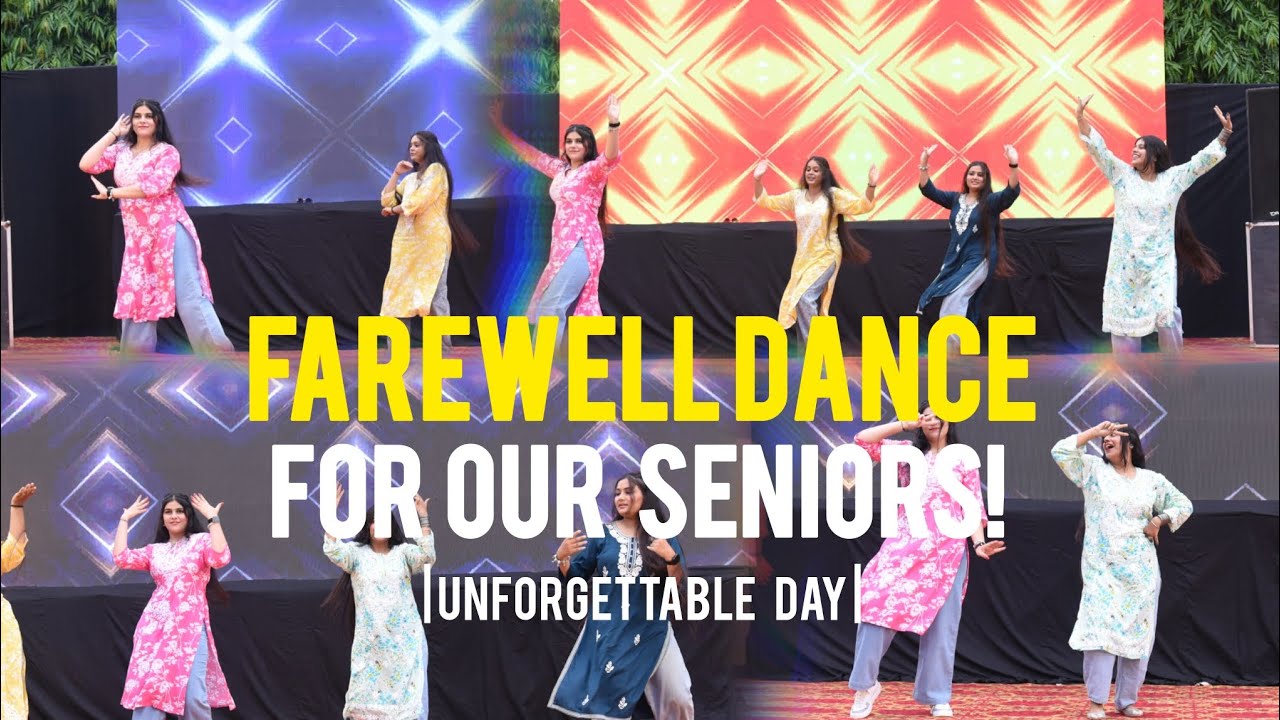 Saying Goodbye with Dance | Farewell Special Performance for Seniors ...