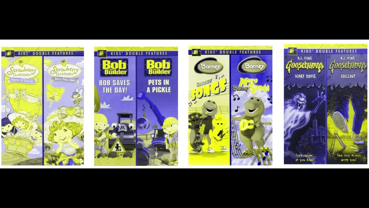 The 4 Kids Double Feature DVDs (All In Blue/Yellow) - YouTube