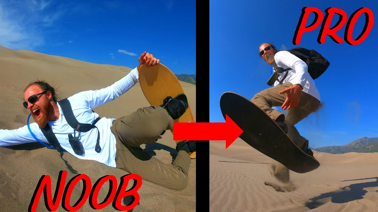 How to Learn Sandboarding in 1 Day - Sand Dunes National Park CO - YouTube
