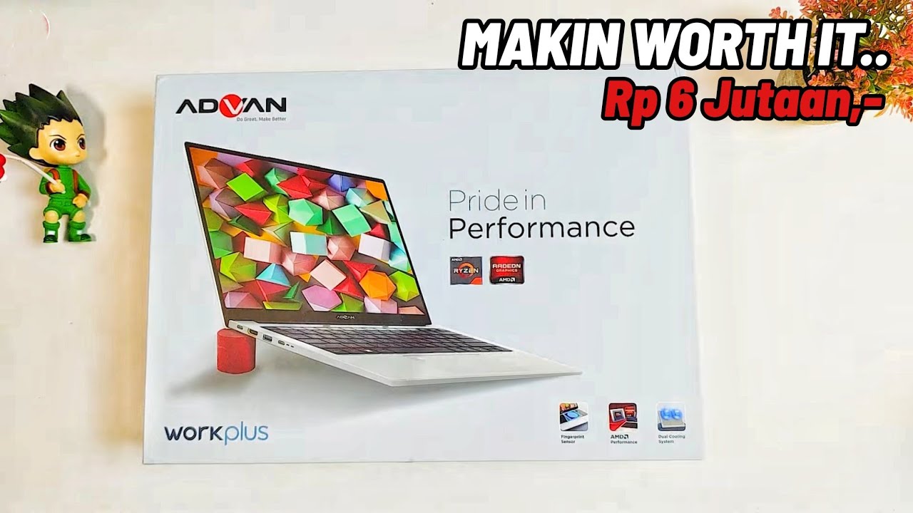 UDAH TURUN HARGA!! RYZEN 5 6600H CUMA RP 6,4 JUTA - UNBOXING ADVAN WORKPLUS - YouTube