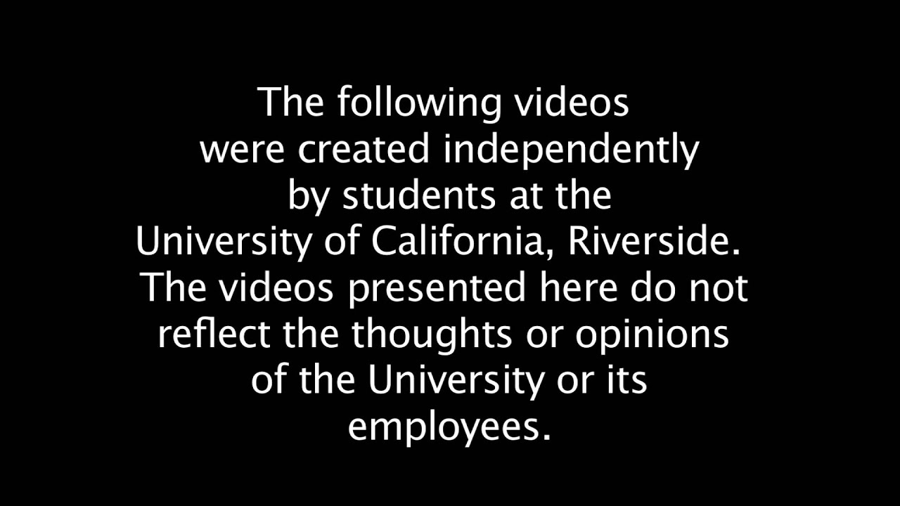 Disclaimer (Student Made Prop 30 Videos) - YouTube