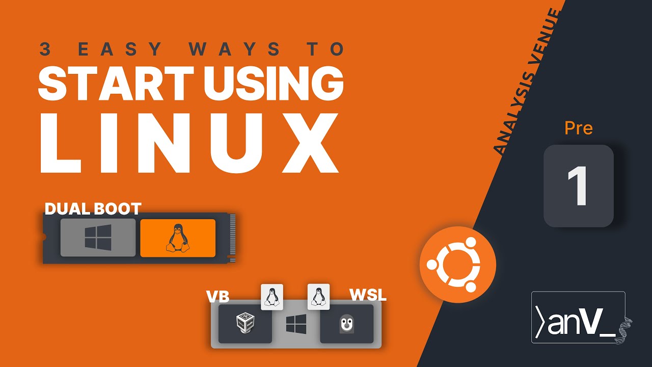 3 ways to getting started with Linux (Pre1) - YouTube