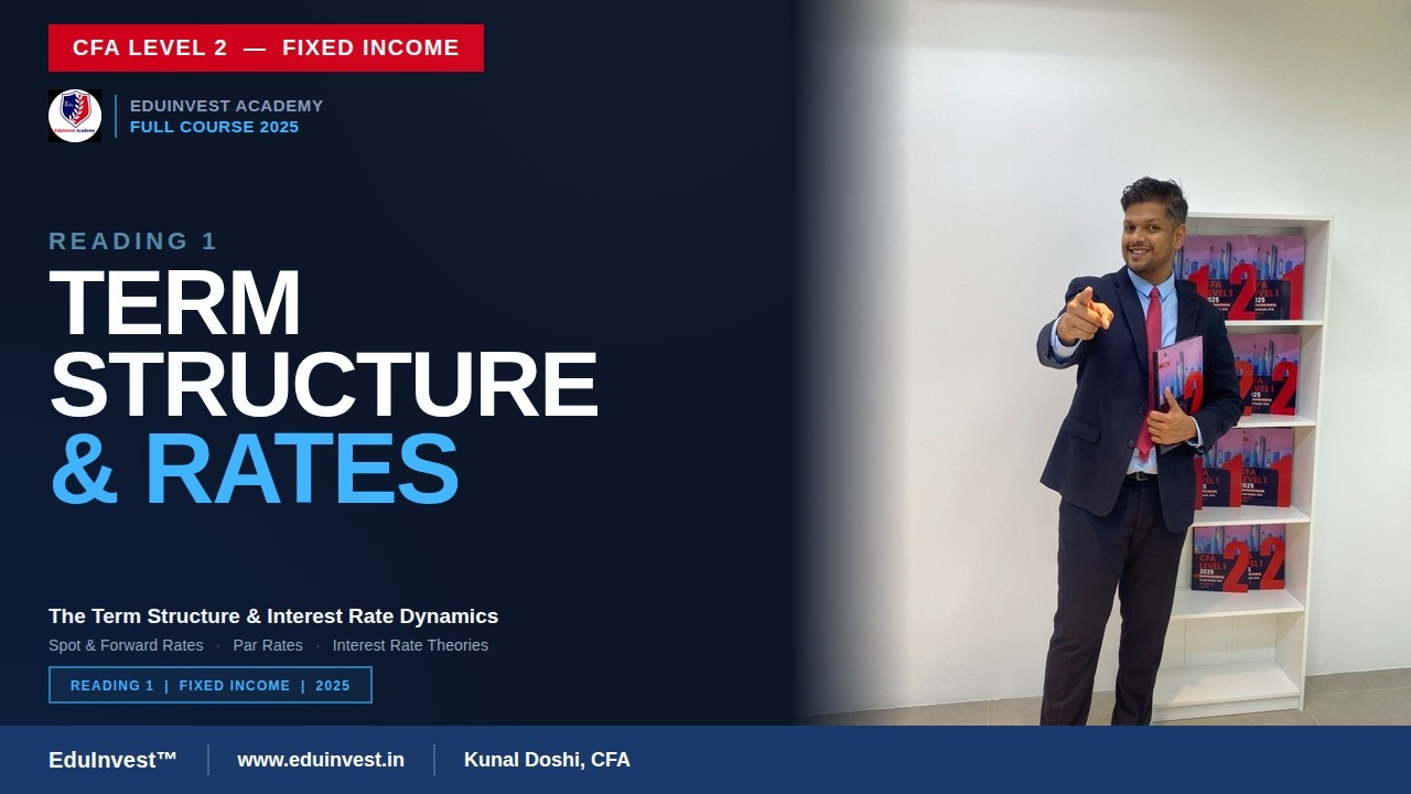 CFAL2 2025 | Fixed Income | R1 The Term Structure & Interest Rate ...