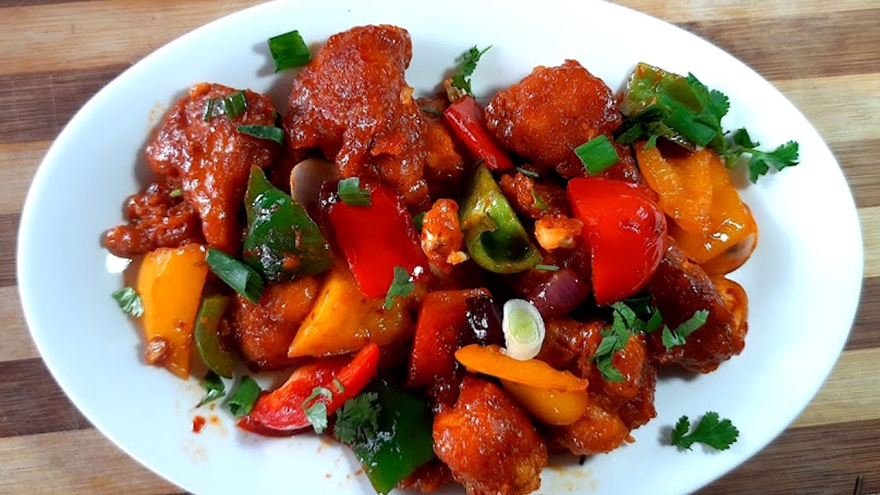 Crispy Chilli Cauliflower Recipe | Chilli Gobi Recipe |Tasty Gobi ...