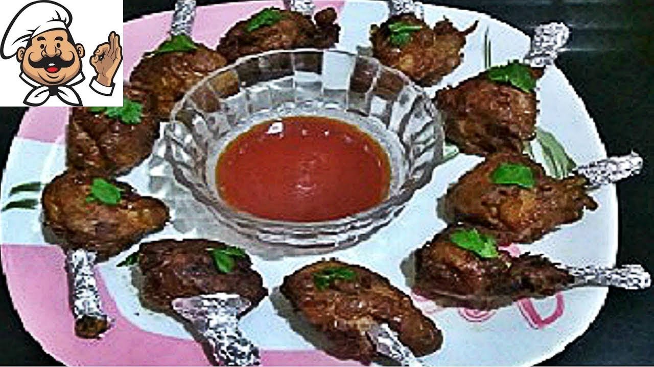 Fried Chicken lollipop | dry starter recipe - YouTube