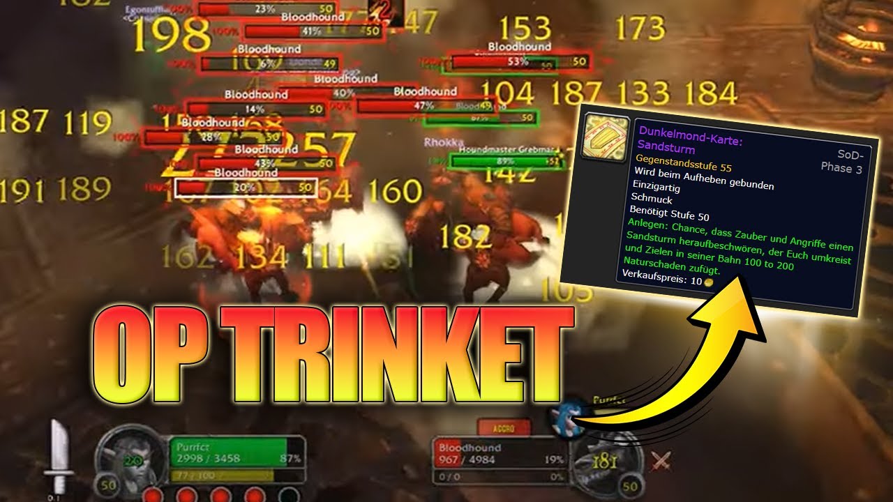 4000 DPS mit neuem TRINKET in Phase 3 Season of Discovery Classic WoW ...