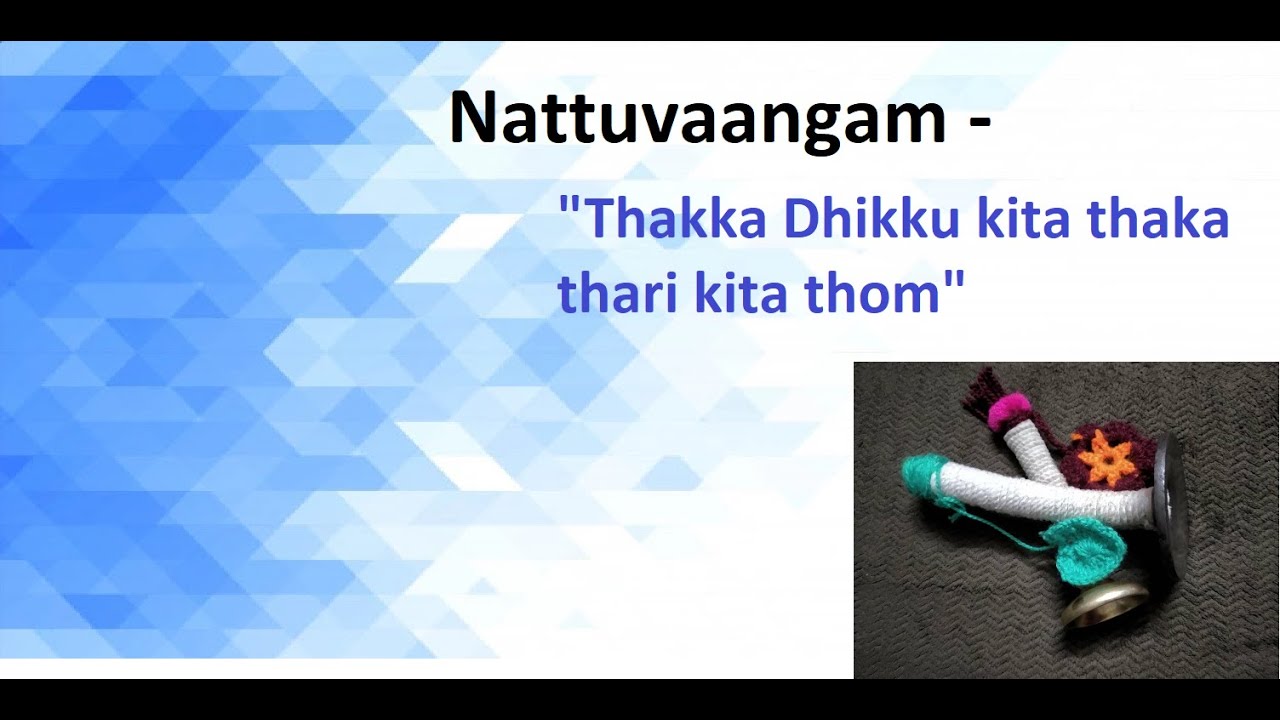 Nattuvangam - Multiple Variations - YouTube