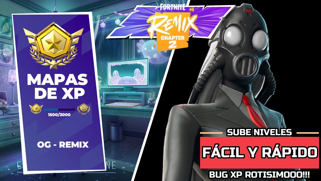 💙 GANA +500K DE XP 🔱 EN FORTNITE RAPIDO CON ESTE MAPA DE XP CAPITULO 2 ...