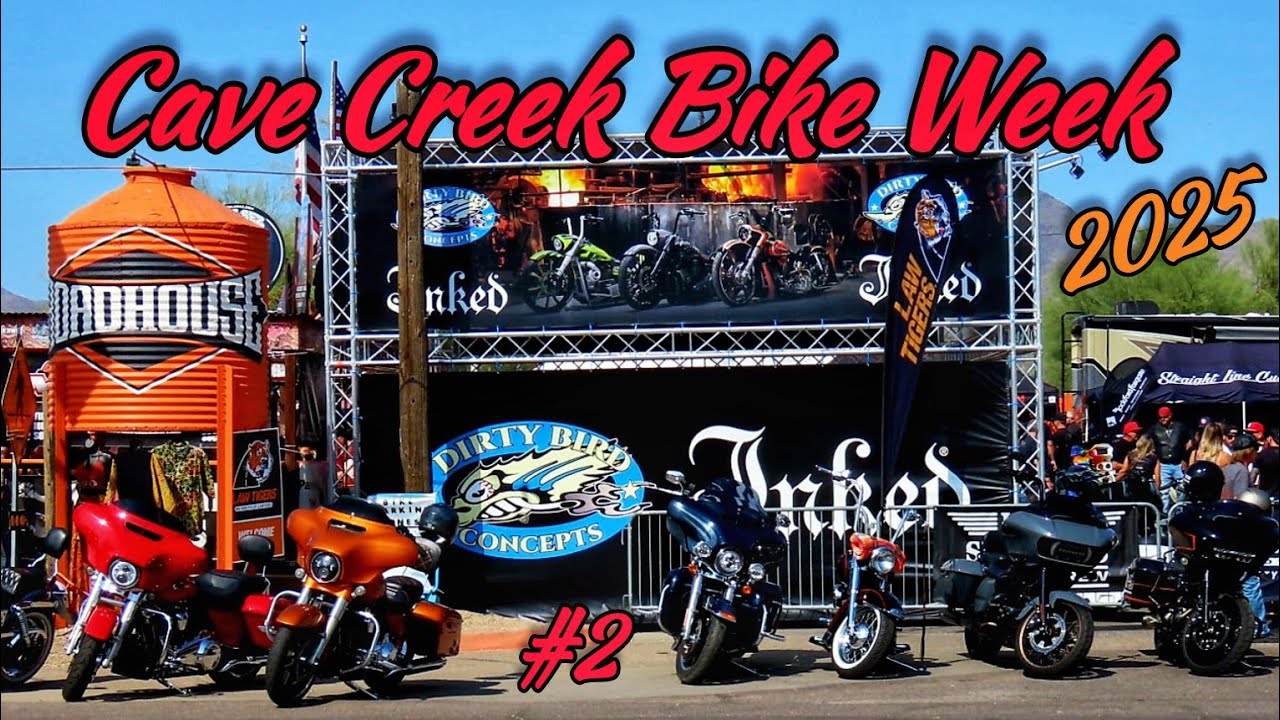 Arizona Bike Week 2025 Part 2 Cave Creek Bike Week Motorcycle Rally ...