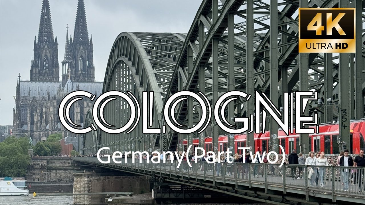 Köln Cologne, Germany Part 2: Along the Hohenzollern Bridge and the ...