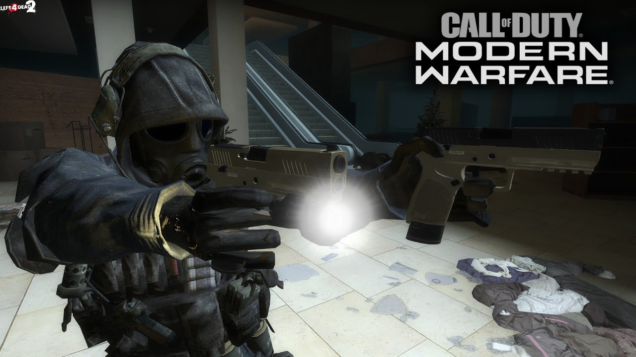 Left 4 Dead 2 Denny's Call of Duty Modern Warfare 2019's Akimbo P320 ...