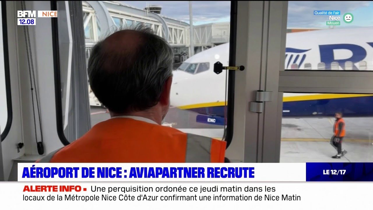 Aéroport de Nice: la société Aviapartner veut recruter 100 personnes d ...