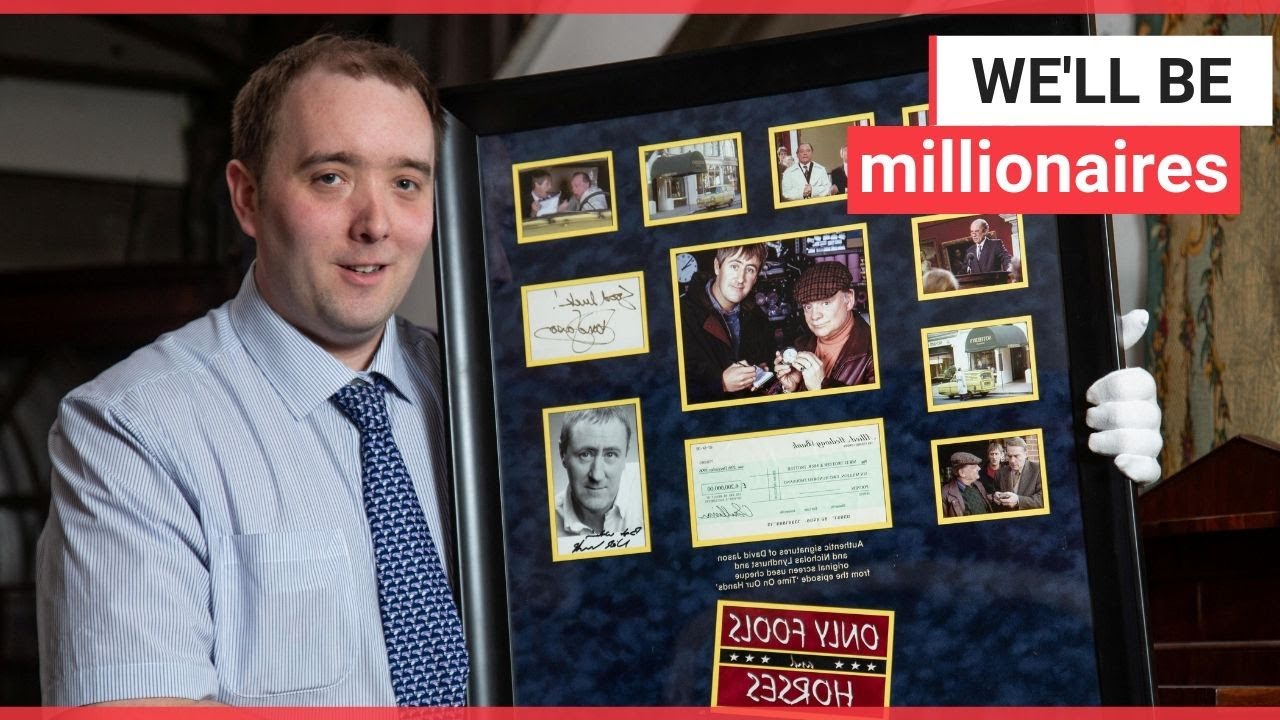 £6.2m Only Fools and Horses 'prop' cheque is to be auctioned | SWNS TV ...