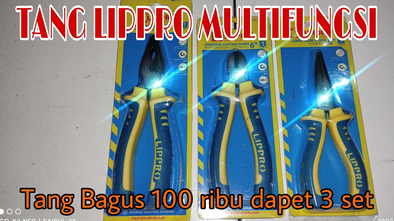 Tang Listrik Multifungsi Lippro | Electrical | Mechanical | Wajib Punya ...