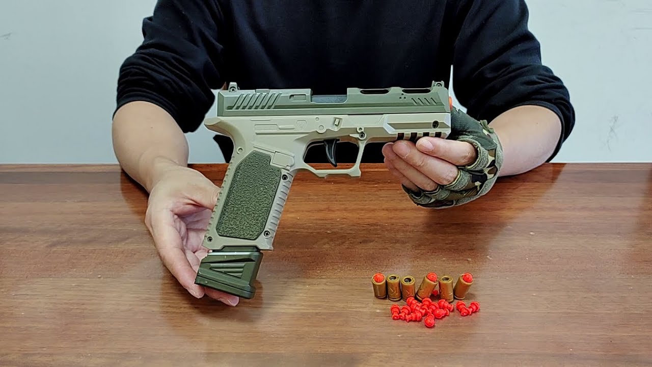 Glock 17 Toy Gun Unboxing 2024 - Auto Shell Ejection Blowback Pistol ...