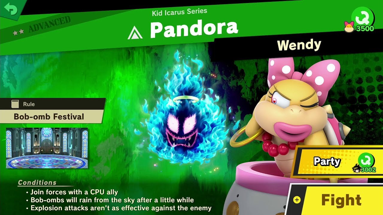 714. Pandora - Fair Spirit Battle - Super Smash Bros. Ultimate - YouTube