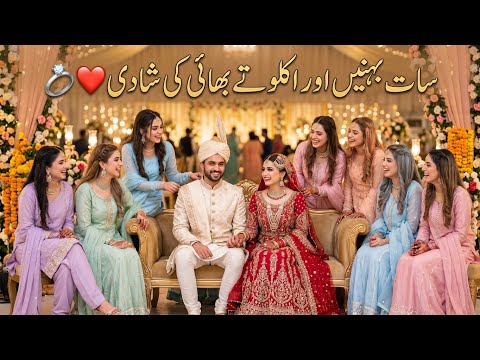 Seven Sisters, One Brother & Bhabi’s Wedding Story 💖👰 | Emotional Family Drama