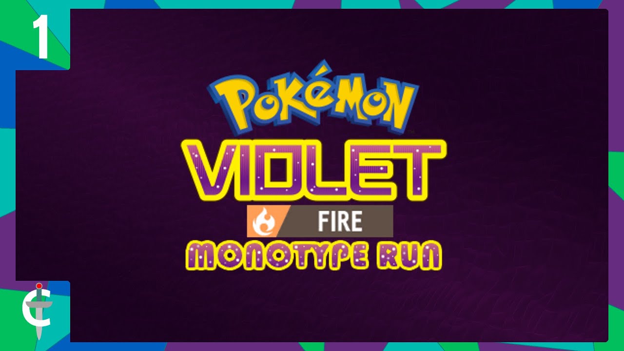 Pokémon Violet Fire Monotype Run - Paldean Prologue - YouTube