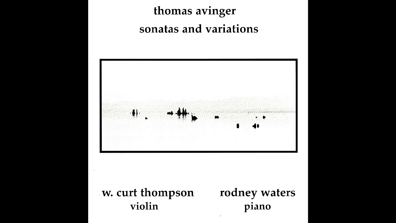 Thomas Avinger - Sonatas and Variations CD - YouTube