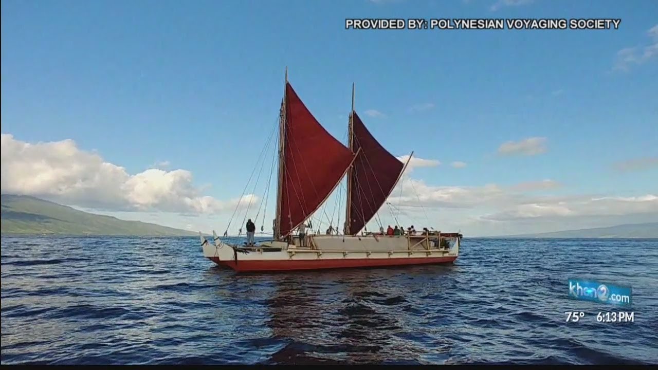 Hokulea to sail to Hawaii Island - YouTube
