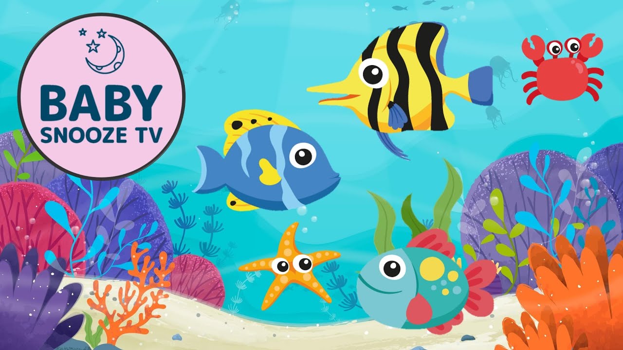 Relaxing Fish Lullabies with Calm Ocean Scene - YouTube