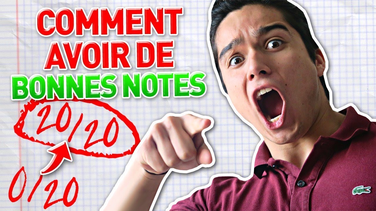 COMMENT AVOIR DE BONNES NOTES ? - YouTube