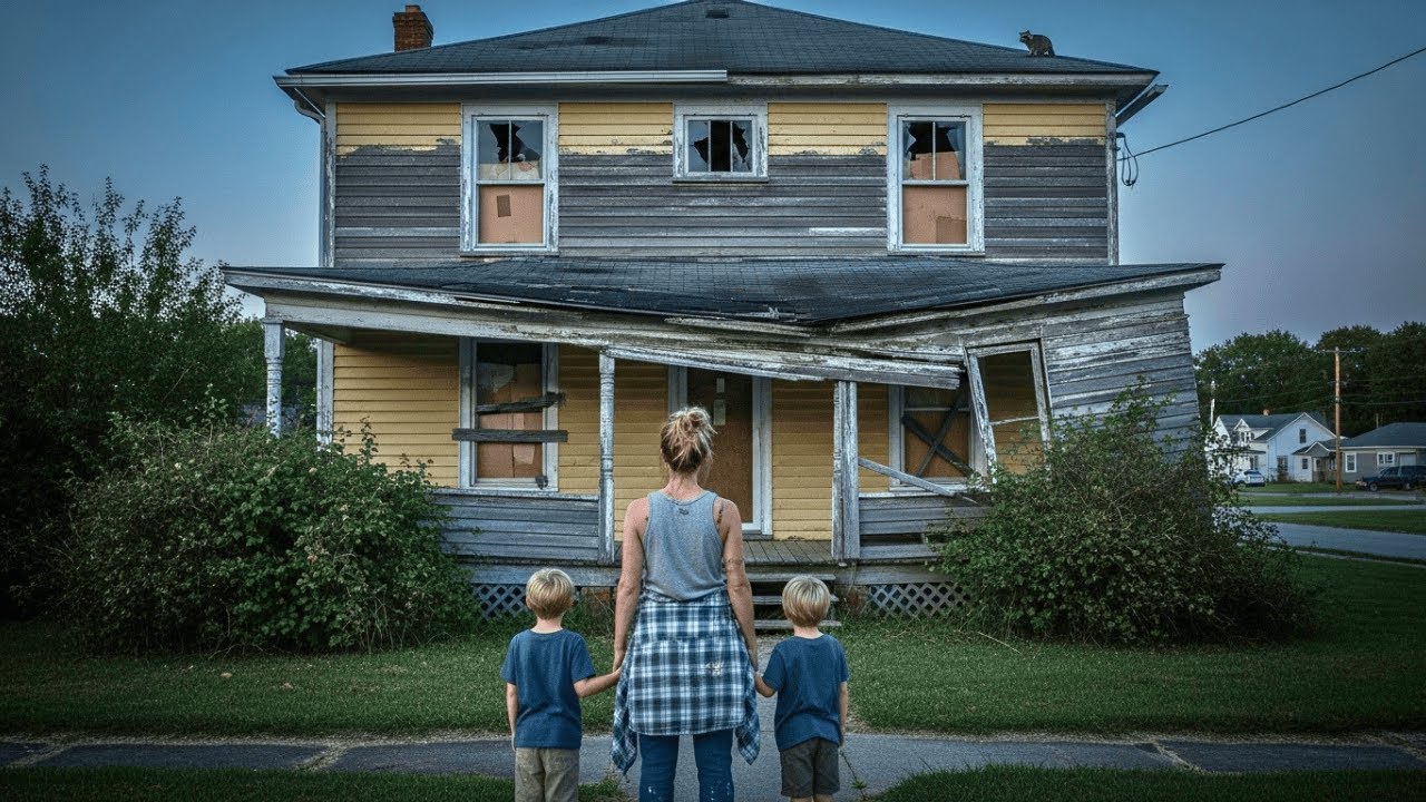 "Mom, it looks haunted!" | Desperate Single Mom Buys $16,000 House ...