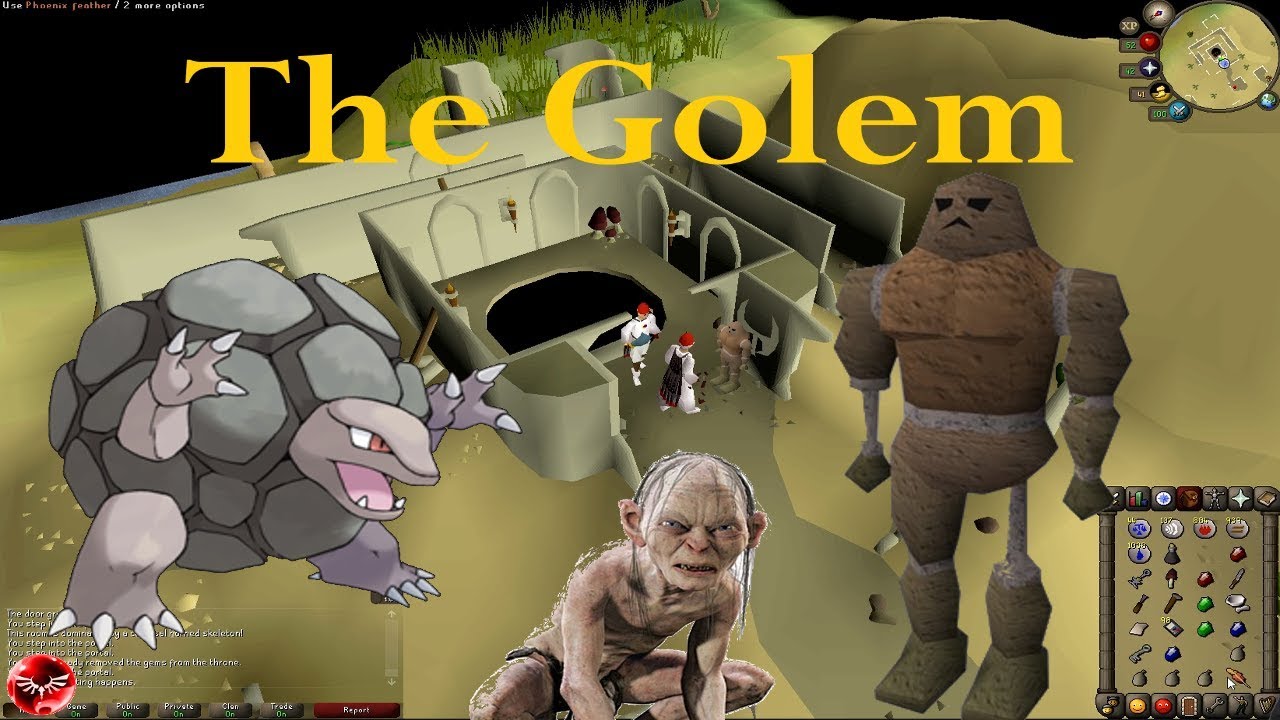 OSRS, The Golem - YouTube