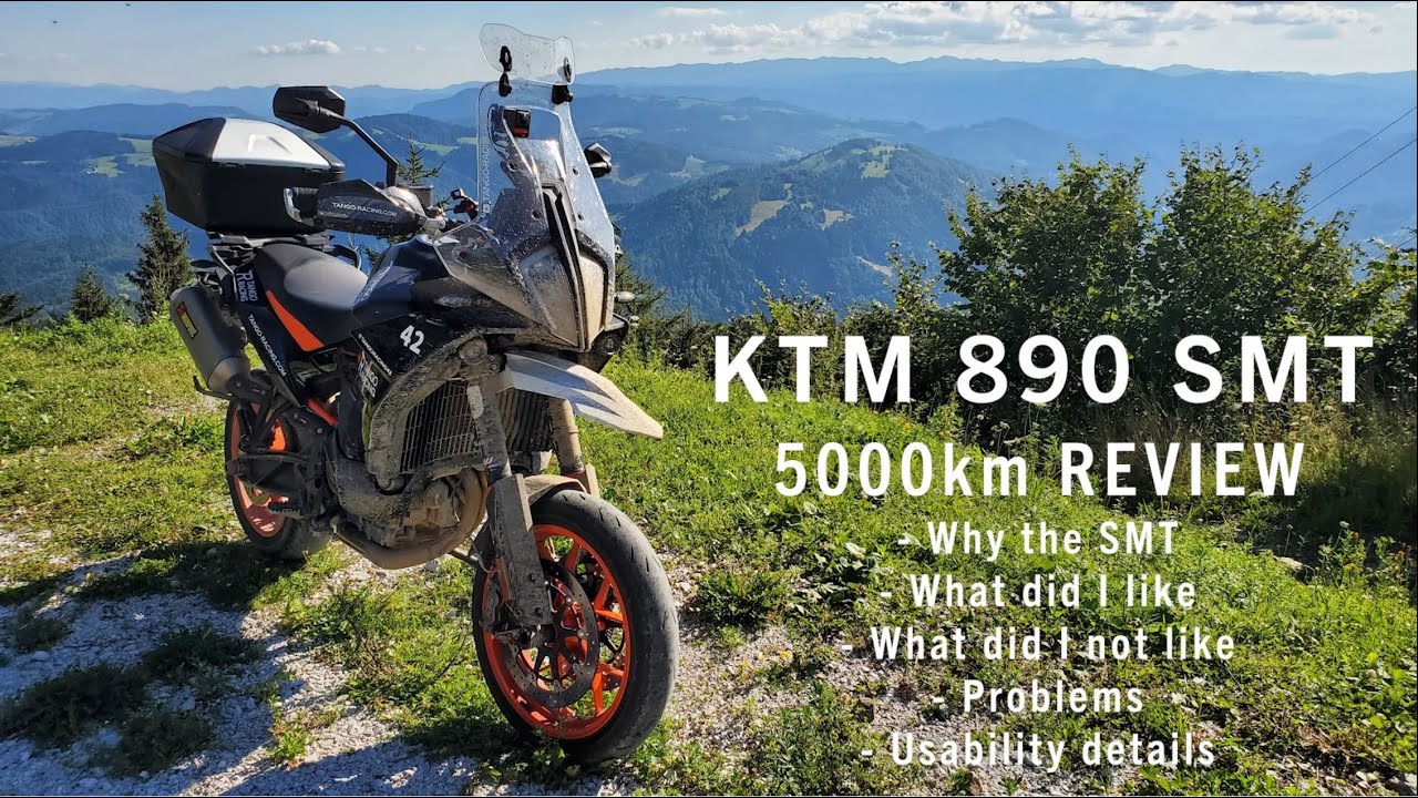 KTM 890 SMT 2023, Akrapovic, Michelin Power GP, windshield, 5000km ...