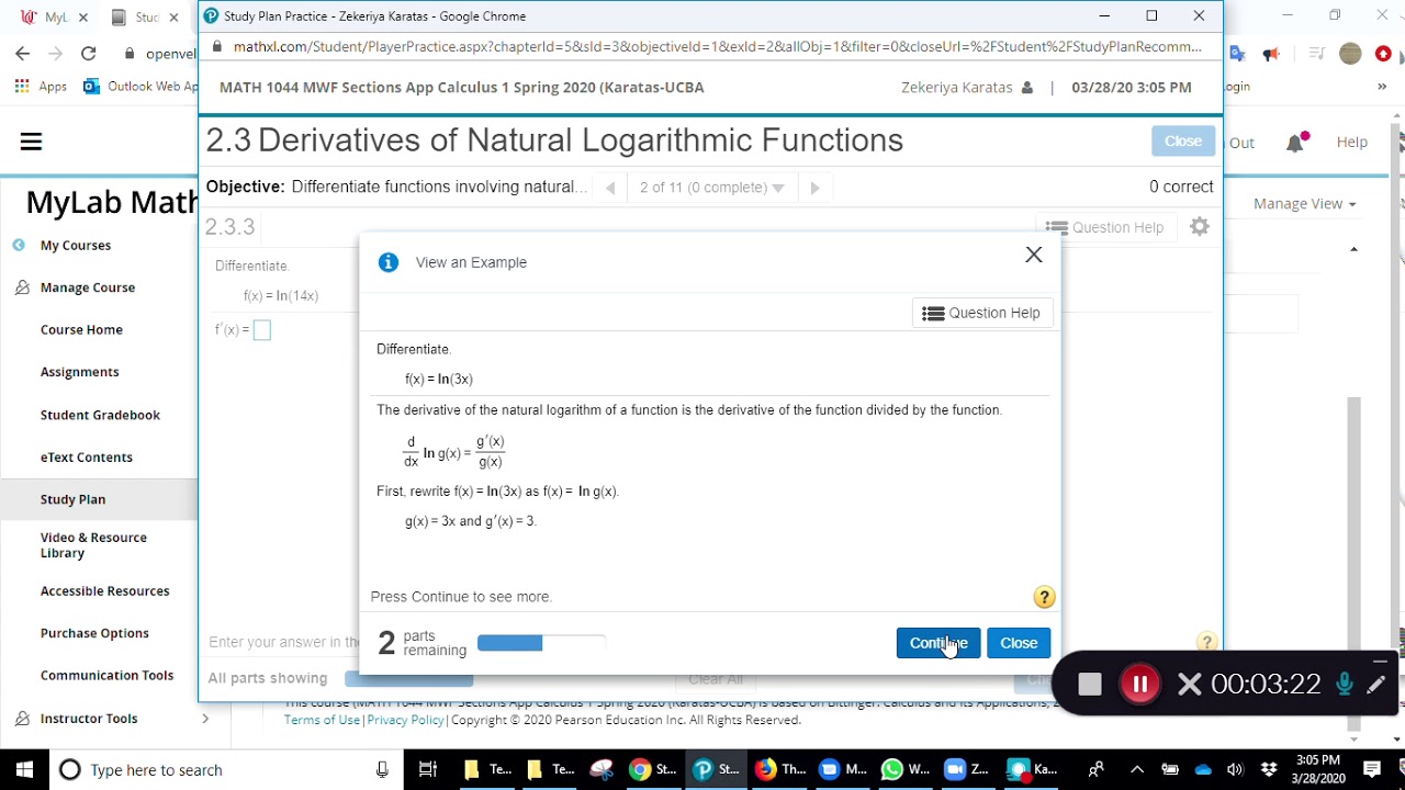 Overview of MyMathLab via Canvas - YouTube