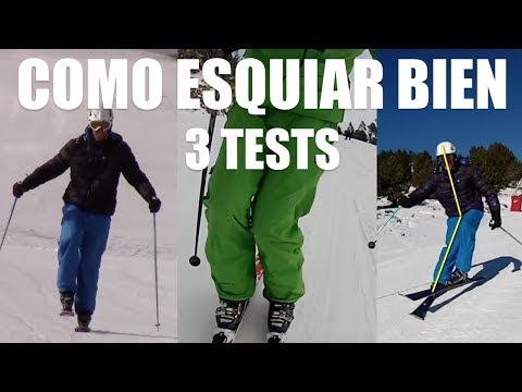 COMO ESQUIAR BIEN : 3 tests de los más UTILES del MUNDO - la alineación