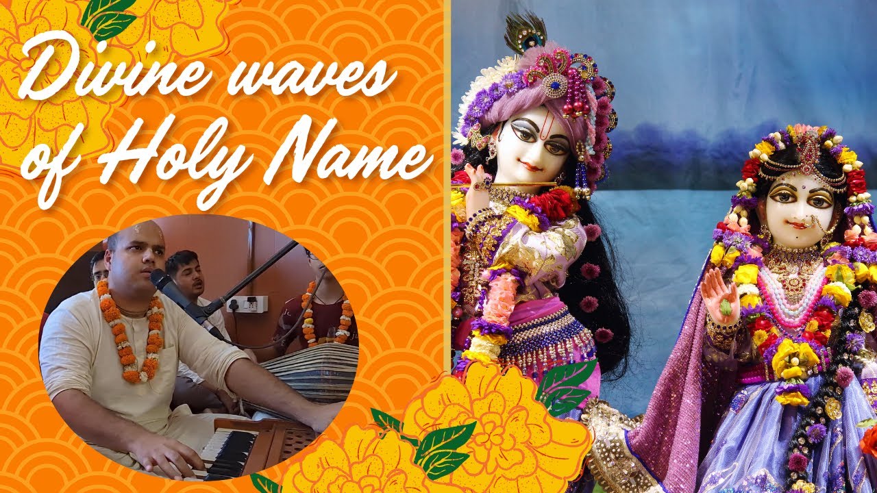 Divine waves of Harinam #iskcon #divine #krishna #bhajan #bhakti - YouTube