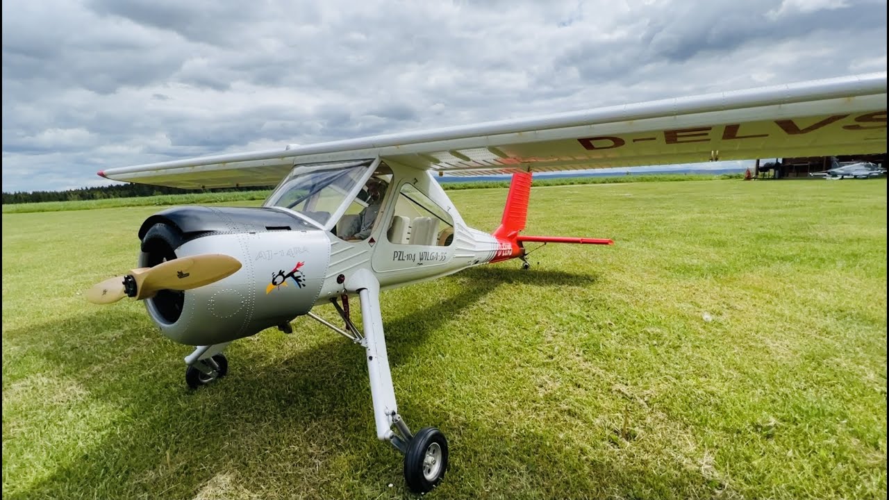 PZL-104 Wilga 35 Tomahawk Aviation / RC Airplane close up / Moki 250cc ...
