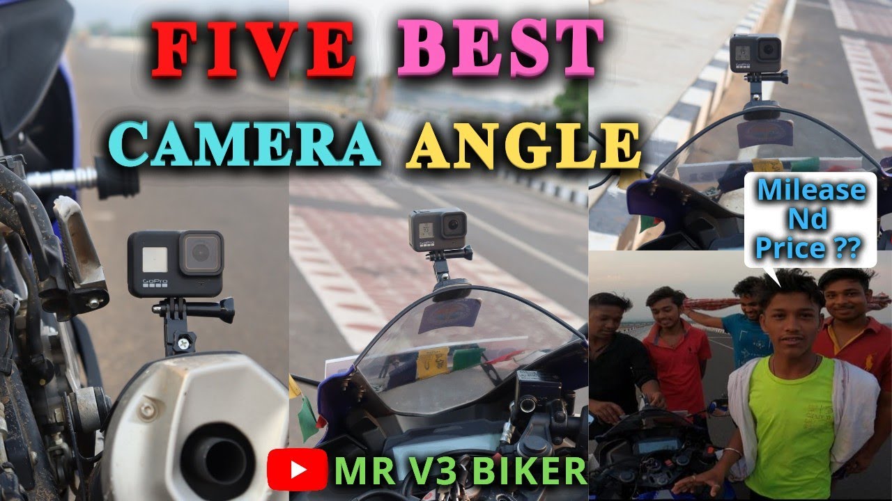 Five Best Go Pro Camera Angle During Bike Riding || 4k Moto Vlog ...