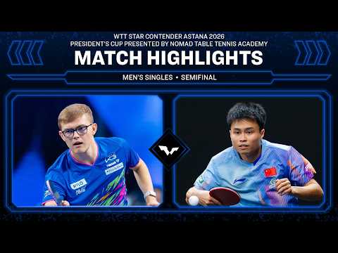 Alexis Lebrun vs Zhou Qihao | MS SF | #WTTAstana 2026