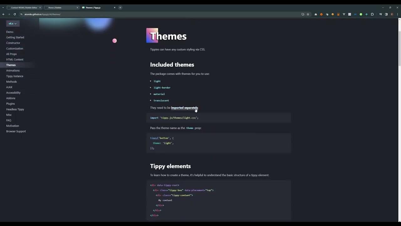 How to add tooltips to elements in Bubble - YouTube
