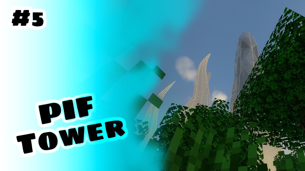 Building the PIF Tower in our city! - Minecraft Minetropolis #5 - YouTube