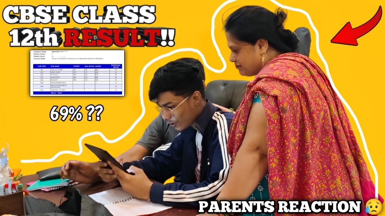 My CBSE 12th Board Result Reaction !! 😥 - YouTube