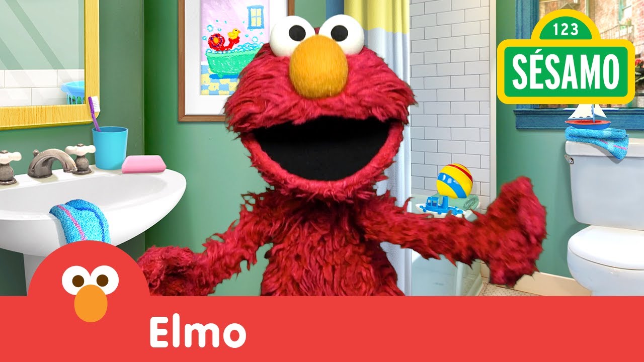 Sésamo: ¡La-la lava, enjuaga y canta con Elmo! - Canta #Conmigo - YouTube