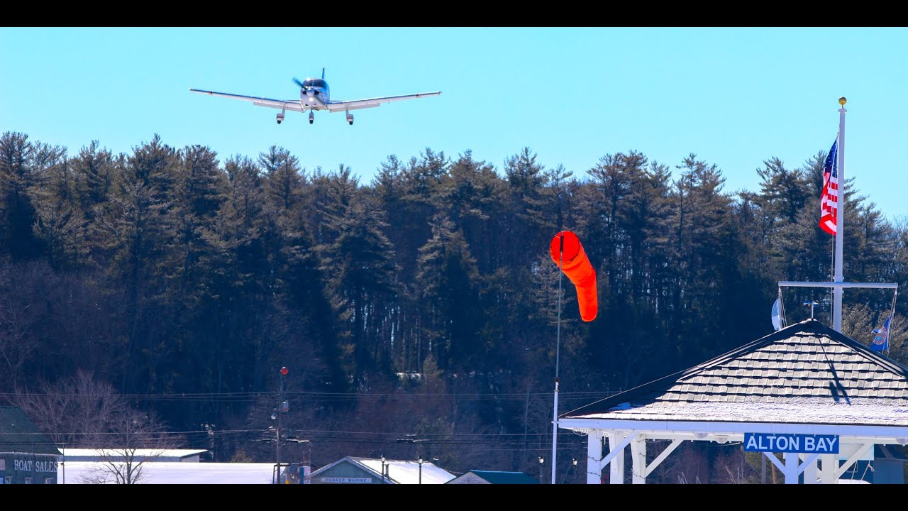 Alton Bay Ice Runway action 2021 - YouTube