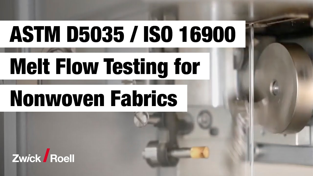 Melt flow testing of meltblown PP for nonwoven fabrics | ASTM D5035 ...
