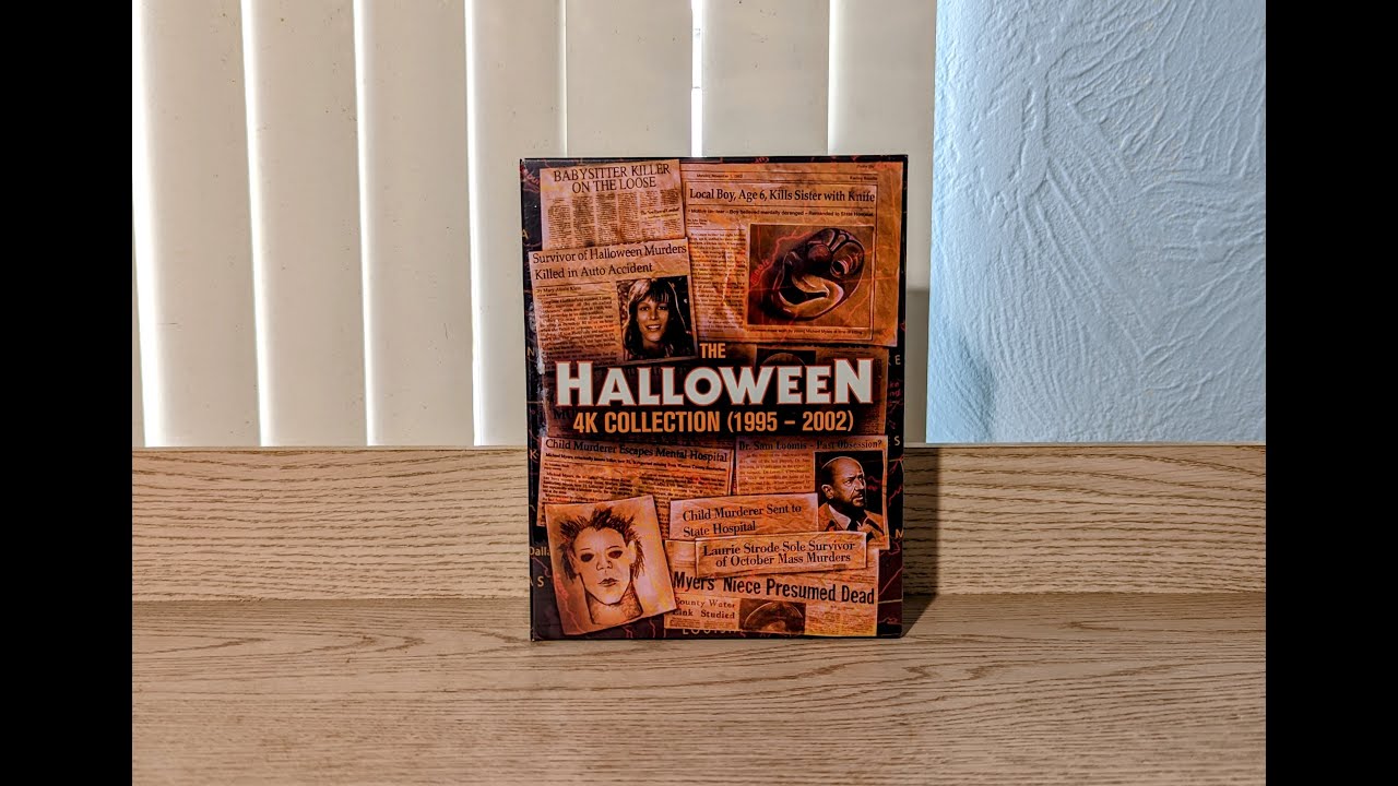 Halloween Collection (1995 - 2002) Boxset 4K UHD Blu-Ray Unboxing ...