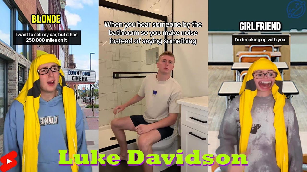 *1 HOUR* Luke Davidson Shorts 2024 | Luke Davidson's Hilarious TikTok ...