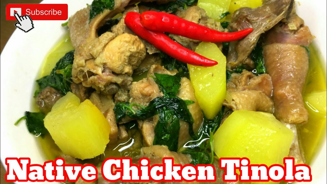 Native Chicken Tinola | Tinolang Manok | Cindy's Cooking - YouTube