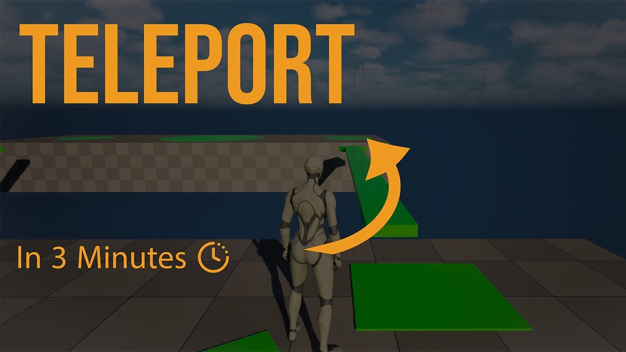 How To Make a Teleport Box in 3 Minutes! - Unreal Engine - YouTube