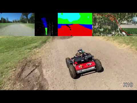 Sem-NaVAE: Semantically-Guided Outdoor Mapless Navigation via Generative Trajectory Priors