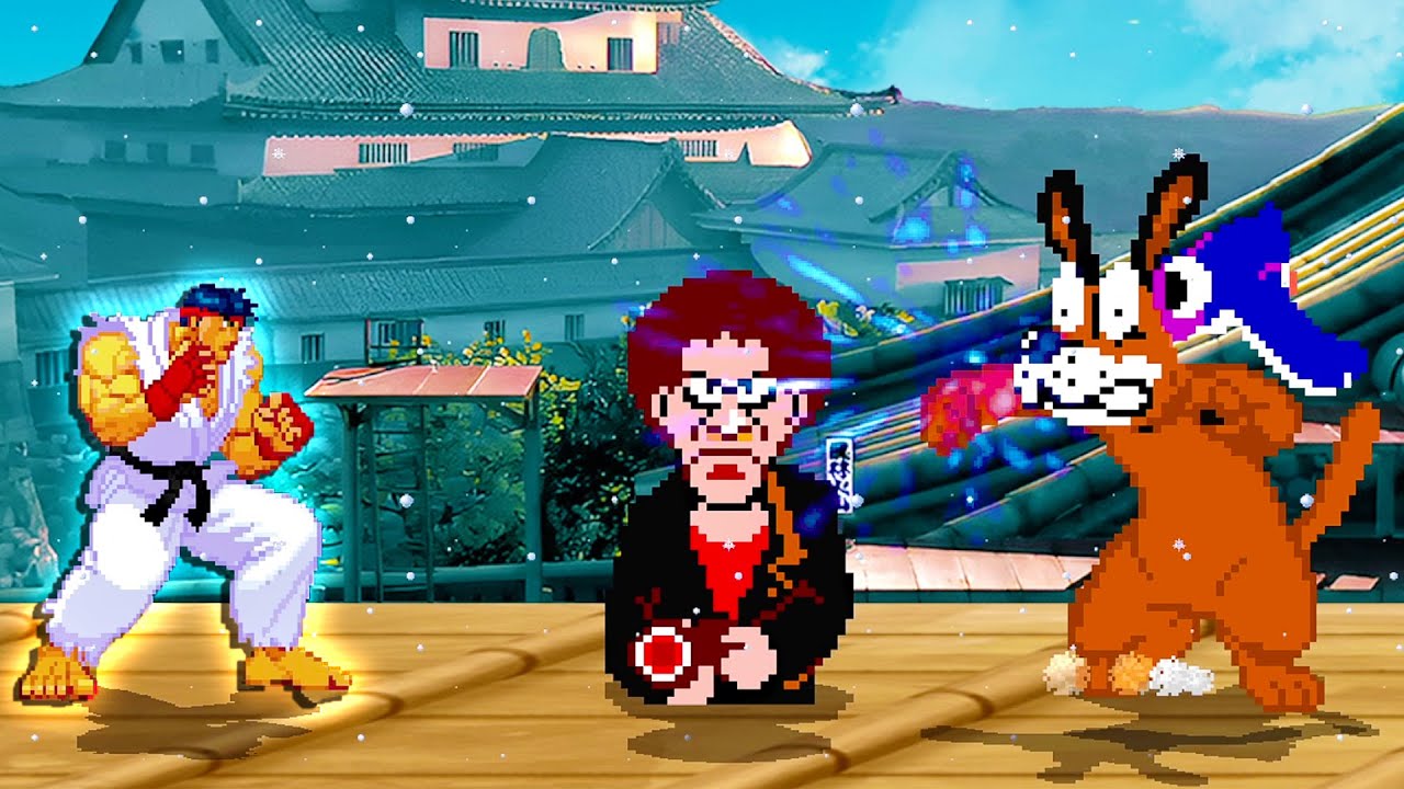SHIN RYU vs DUCK HUNT DOG - HYPER Ultimate INSANE EPIC FIGHT! - YouTube