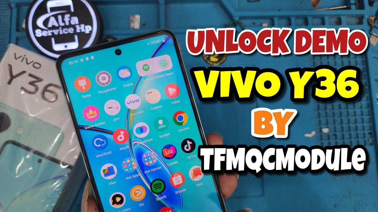 Unlock Demo Vivo Y36 (V2247) BY TFMQCModule Tool - YouTube